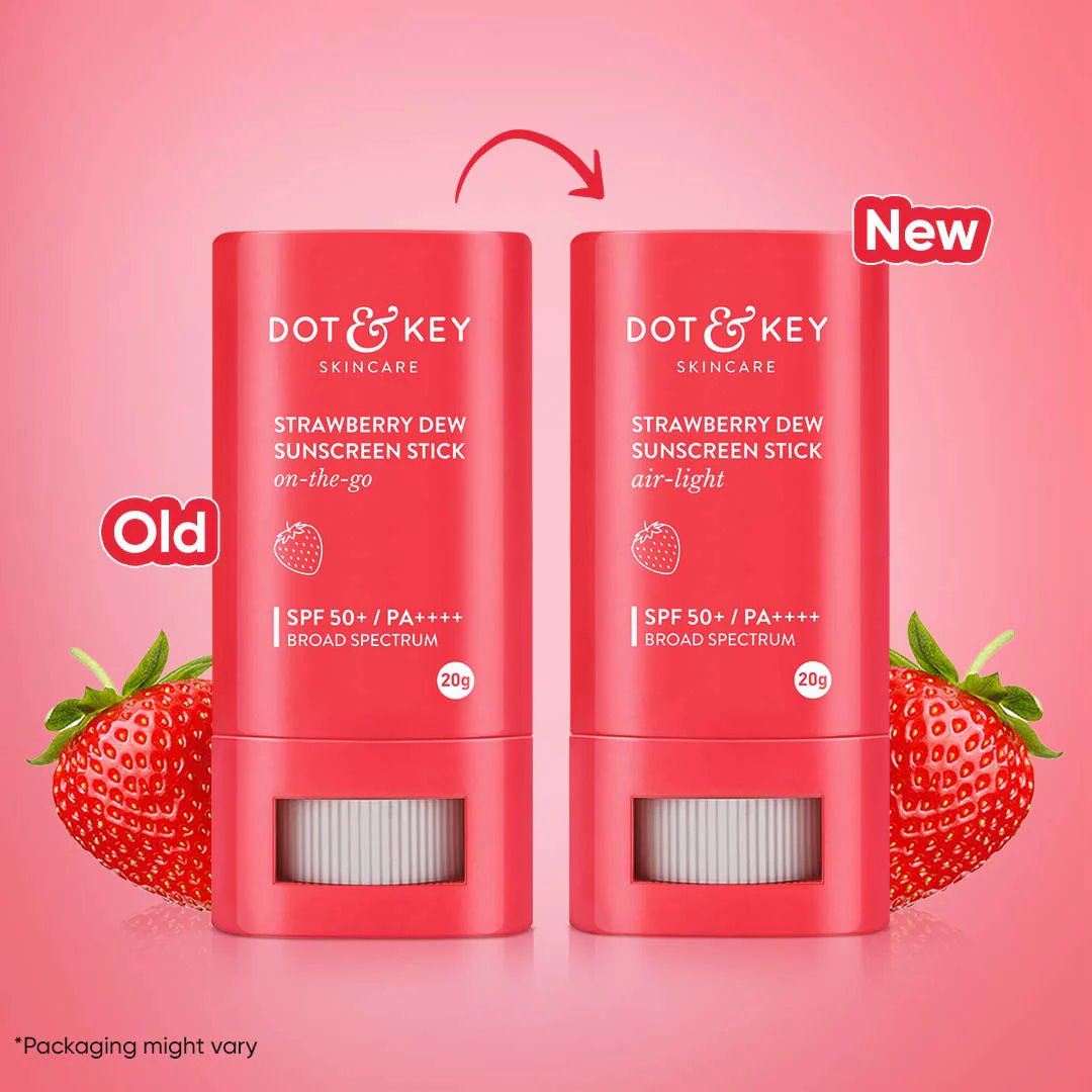 Dot & Key Strawberry Dew Sunscreen Stick SPF 50+PA++++ 20g – rupchorcha.com