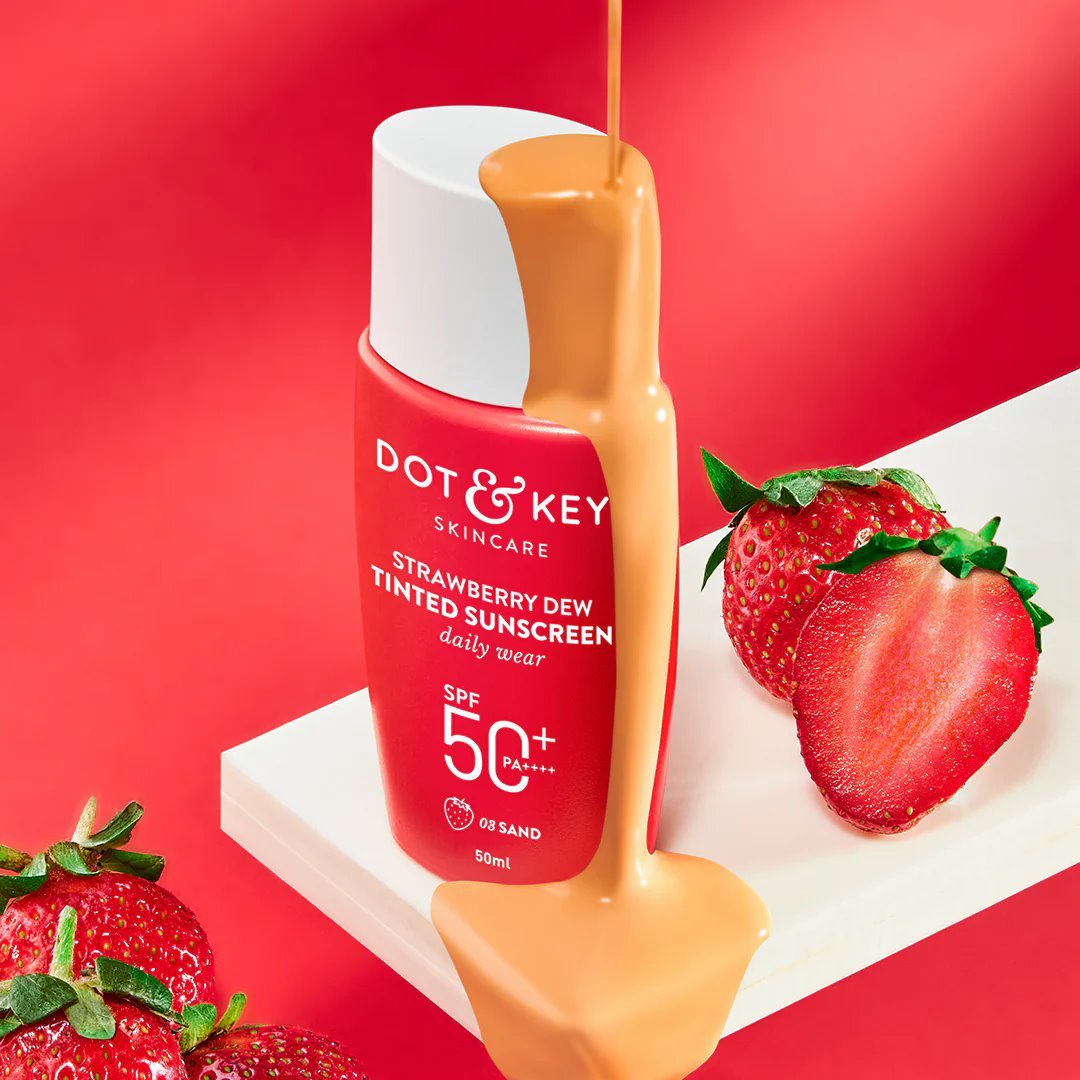 Dot & Key Strawberry Dew Tinted Sunscreen SPF 50+ 50ml – Sand ...