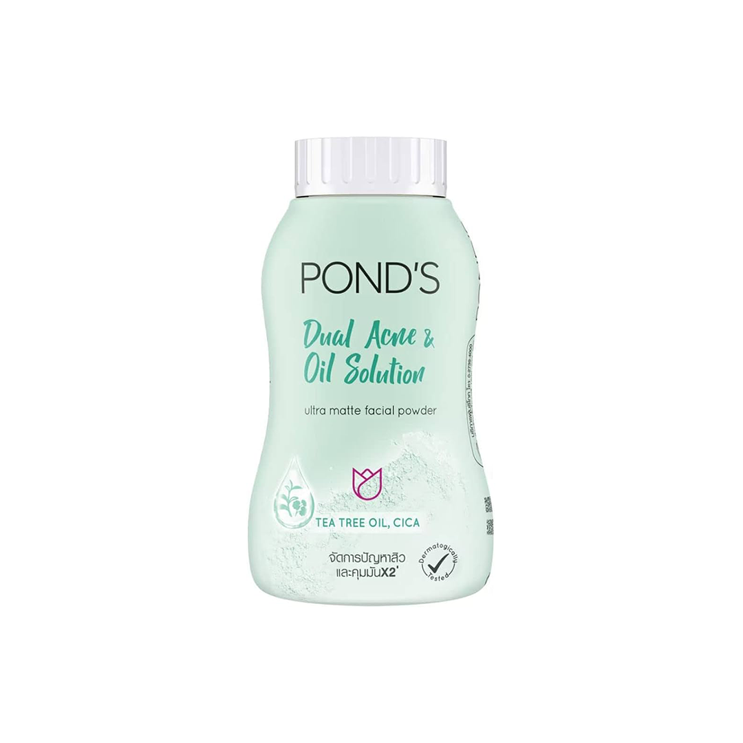 Ponds Dual Acne & Oil Solution Ultra Matte Facial Powder 50g ...