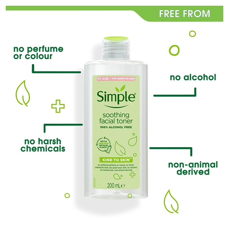 Simple Soothing Facial Toner 200ml – rupchorcha.com