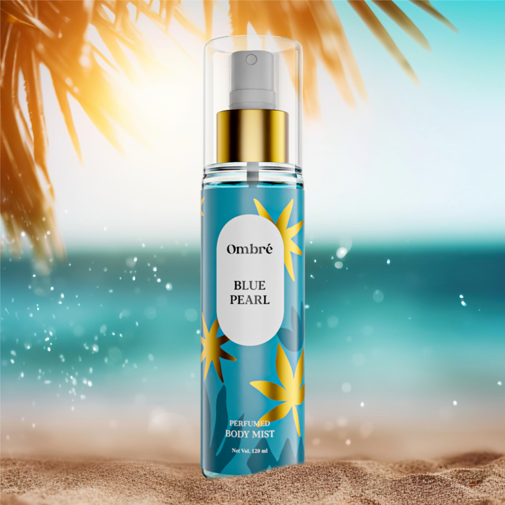 Ombre Perfumed Body Mist – Blue Pearl 120ml – rupchorcha.com